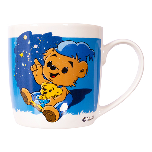 Mugg Bamse och Brumma rymden, Blå, 27cl BAMSE - www.nordicsouvenir.com